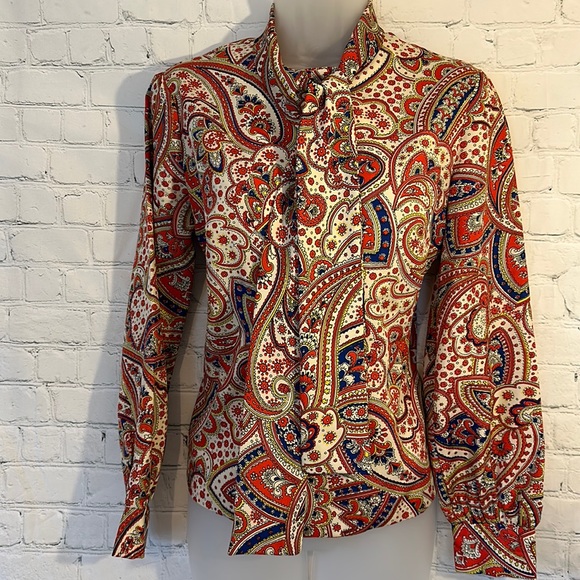 sakowitz | Tops | Sakowitz The Wilton Traveller Vintage Blouse | Poshmark